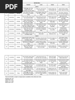 Monthly Tiffin Service Menu Chart | PDF