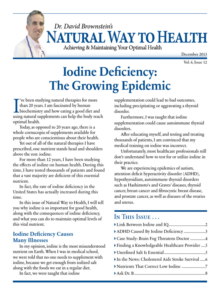 Brownstein Iodine | PDF | Thyroid Disease | Thyroid
