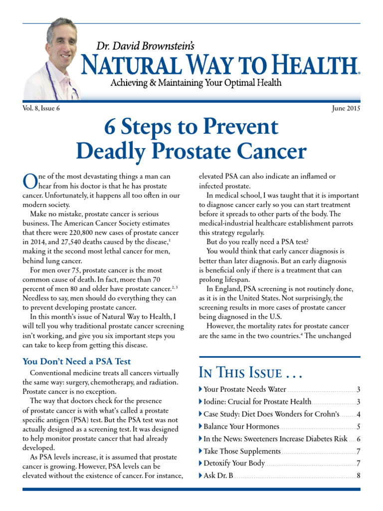Brownstein Prostate | PDF | Crohn's Disease | Prostate Cancer