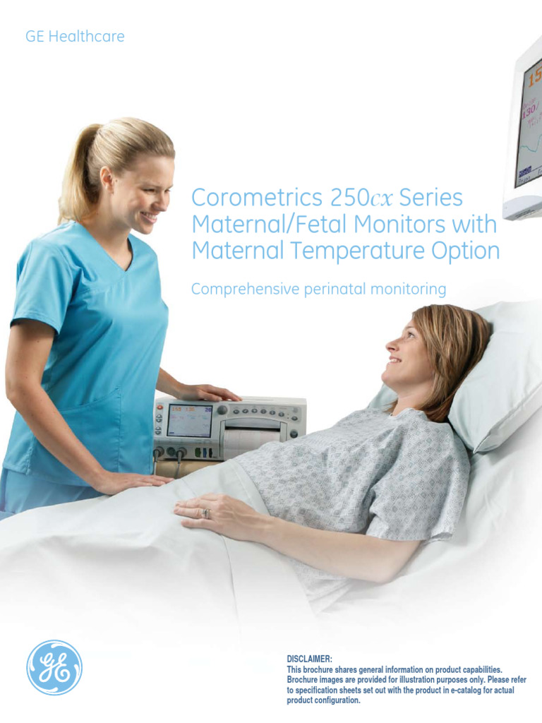 GE Corometrics 250cx | PDF | Childbirth | Monitoring (Medicine)