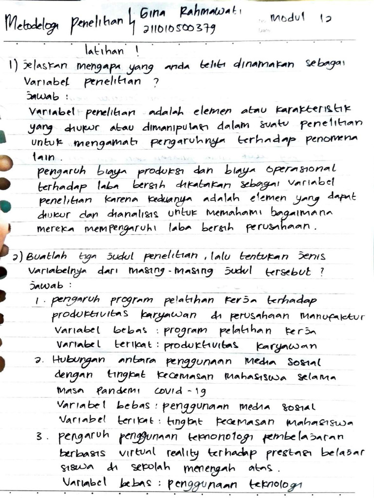 METLIT - MODUL 12 - Compressed | PDF