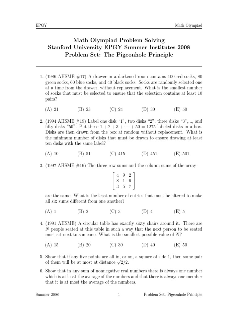 Casillas (EPGY) | PDF | Numbers | Mathematics