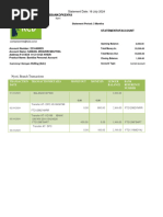 Gtbank Statement | PDF