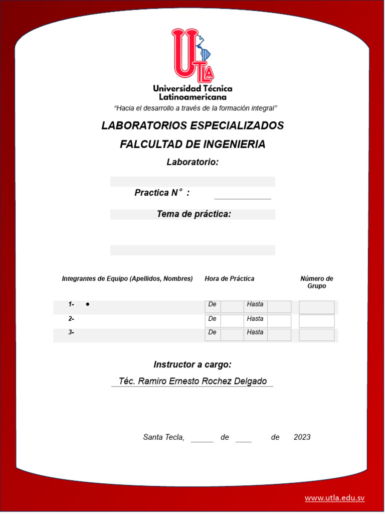 Modelo para Reporte | PDF