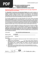 Unisa declaration form | PDF