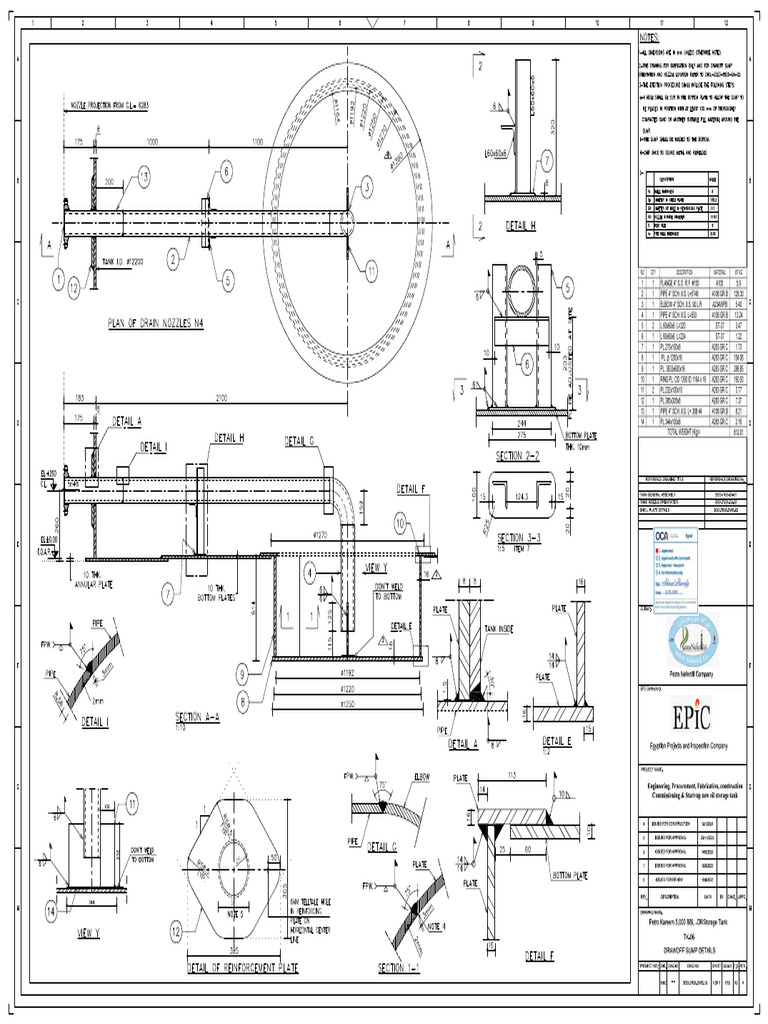 Draw-Off Sump Details REV 4 | PDF