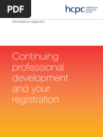 Continuing Professional Development Standard | PDF | Professional ...