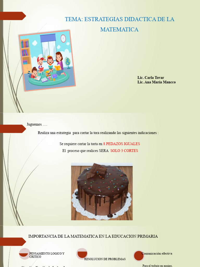 Exposicion Matematica | PDF | Aprendizaje | Enseñando