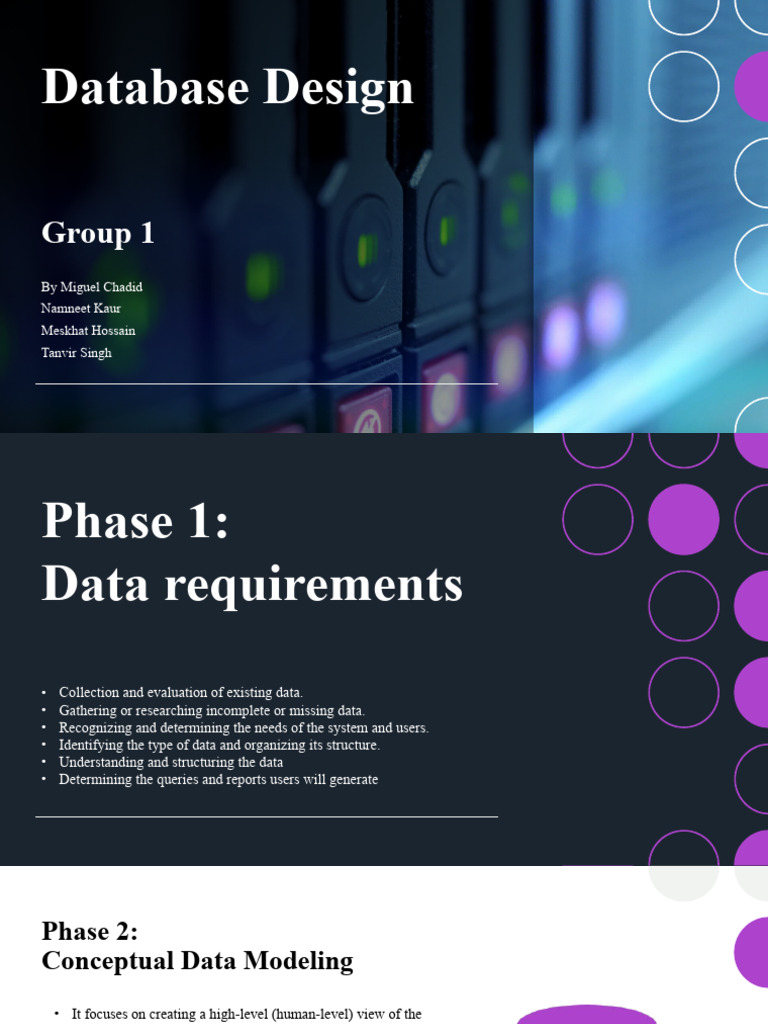 Database Creation - Group 1 | PDF