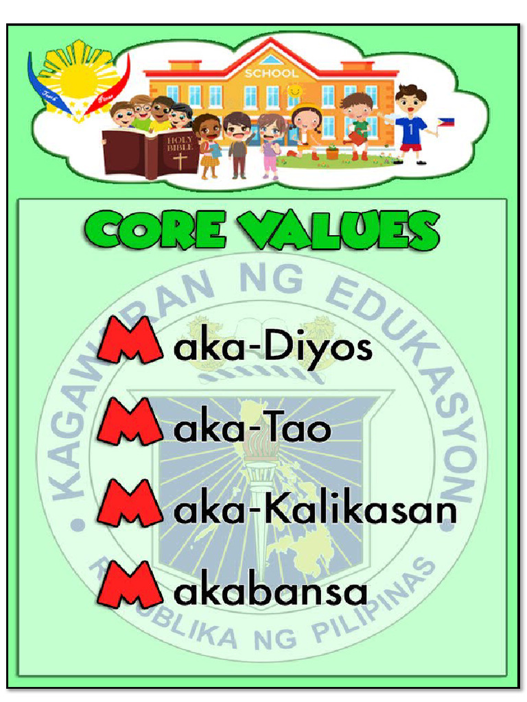 DepEd Vision, Mission, and Core Values | PDF