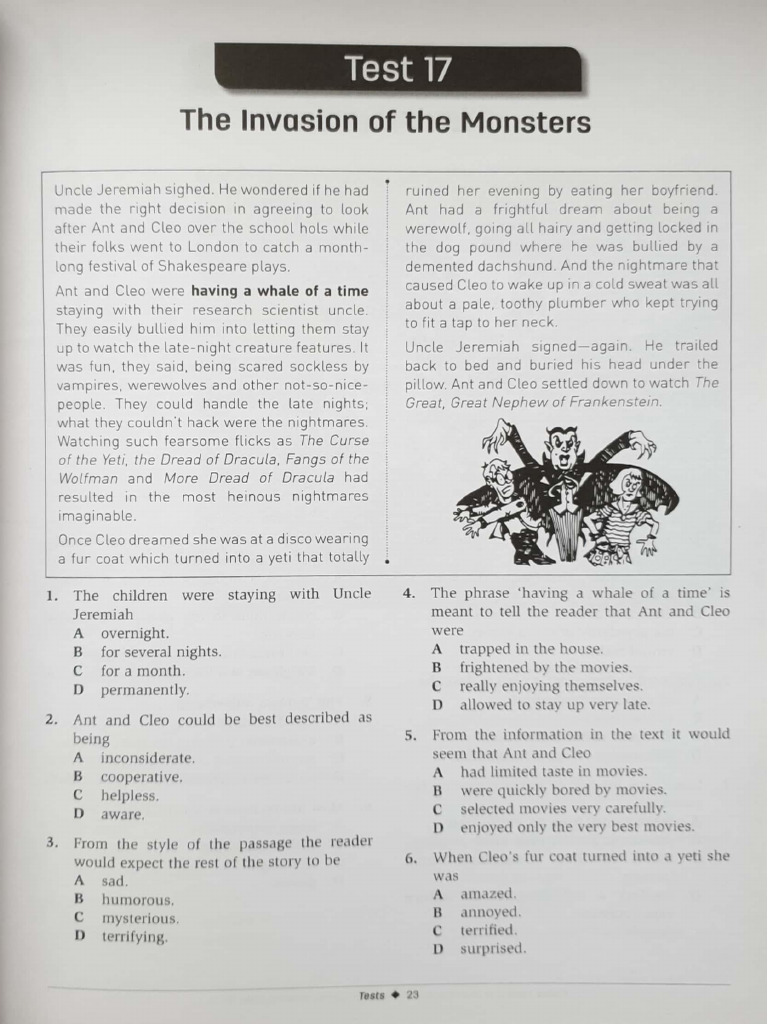 Year 5-6 Selective Schools and Scholarship Reading Tests - 3 | PDF