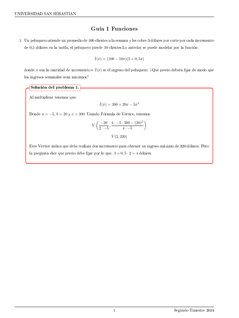 Guia1 Funciones | PDF