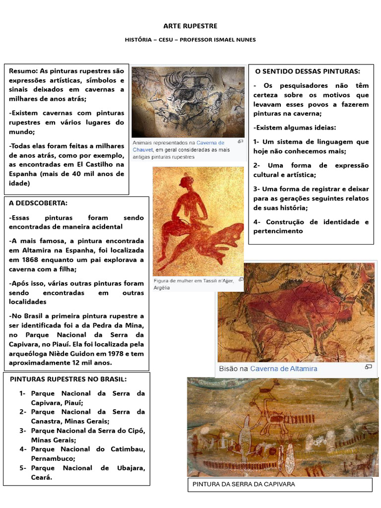 ARTE RUPESTRE | PDF | Arte Rupestre | Pinturas