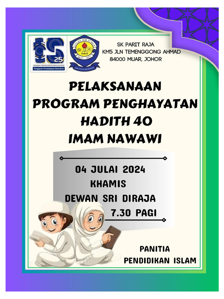 Pelaksanaan Penghayatan Hadith 40 Imam Nawawi | PDF