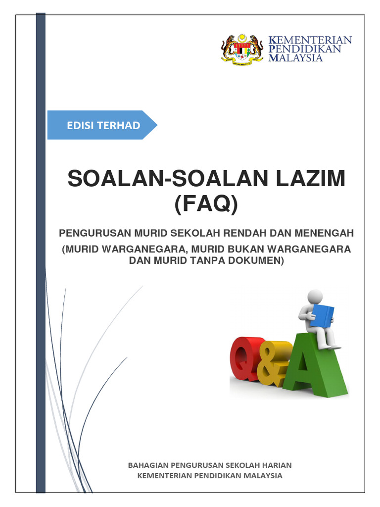 Soalan-Soalan Lazim (FAQ) Pengurusan Murid | PDF