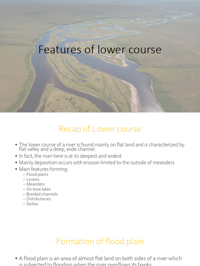 6. Features of Lower Course | Download Free PDF | River Delta | River