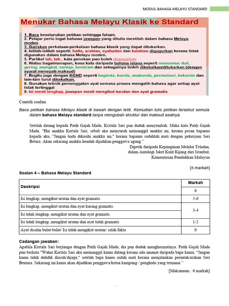 BM Klasik-Bm Standard | PDF