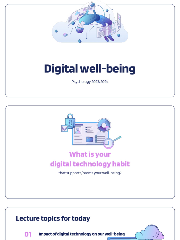 Digital Well-Being | PDF | Well Being | Positive Psychology
