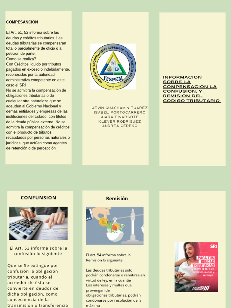 Triptico | PDF | Finanzas y dinero