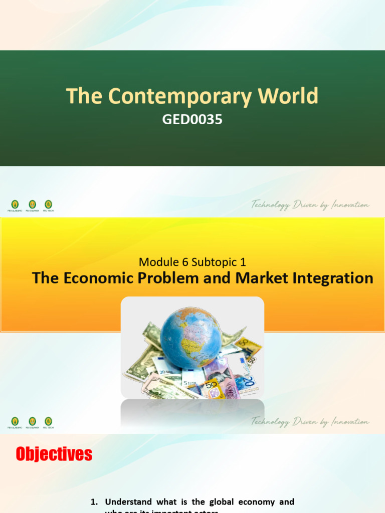 (M6-MAIN) The Global Economy | PDF | World Systems Theory | Free Trade