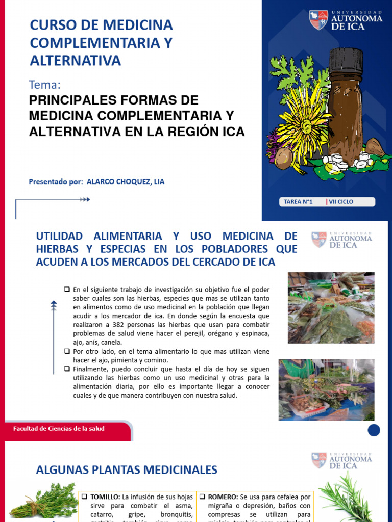 Tarea 1 - Medicina Complementaria | PDF