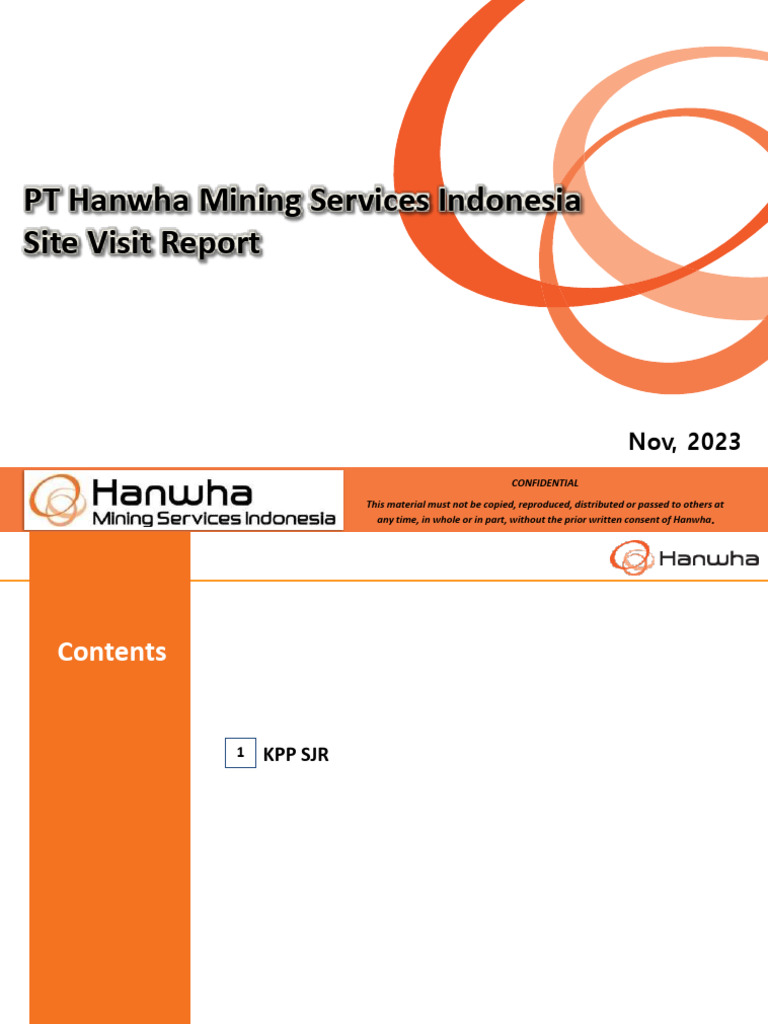 Site Visit Report (KPP-SJR) 28 Apr - Mei 2024 | PDF