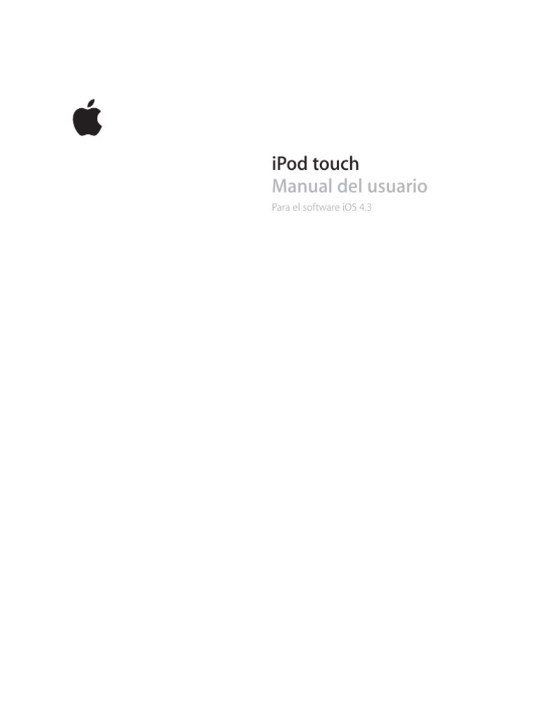 Ipod Touch IOS4 Manual Del Usuario | PDF | Yo pod | I Pod Touch