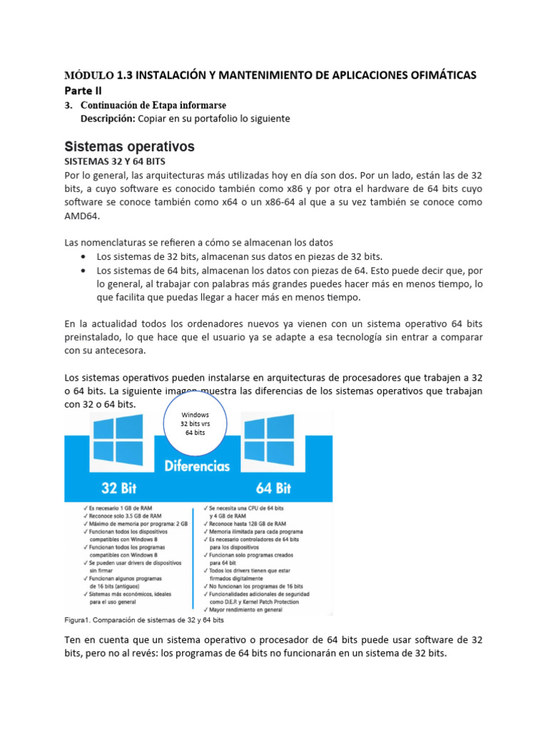 Instalación y mantenimiento de aplicaciones ofimáticas | Descargar gratis PDF | Computación de ...