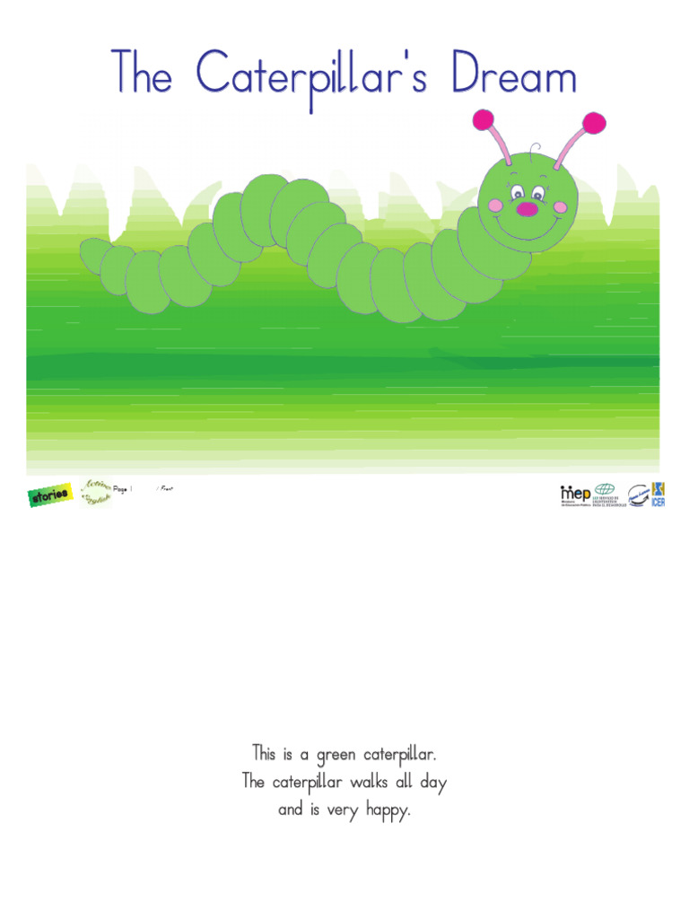 The Caterpillar's Colorful Dream Story | PDF | Insects And Humans ...