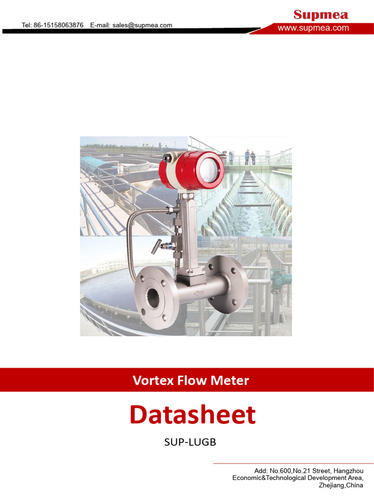 vortex | Download Free PDF | Flow Measurement | Fluid Dynamics