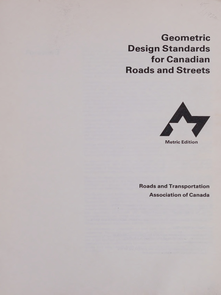 Design Standards: Geometric | PDF | Traffic | Controlled Access Highway