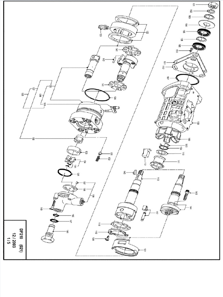 Bomba Inyeccion Delphi-Lucas-Despiece-Bomba-Dp210 LTR 125 | PDF