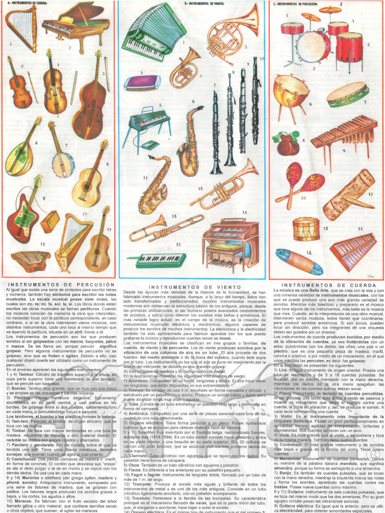 Instrumentos Musicales | PDF