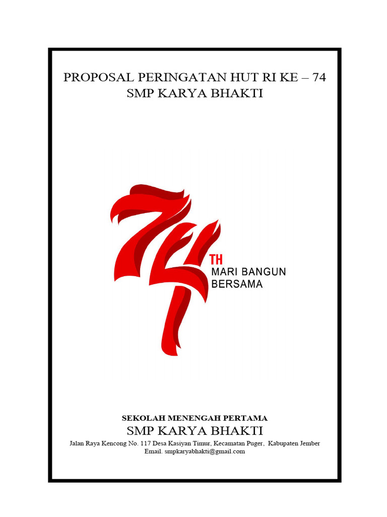 Contoh Proposal Hut Ri Ke 72 | PDF | Memasak, Makanan, & Anggur | Gaya ...