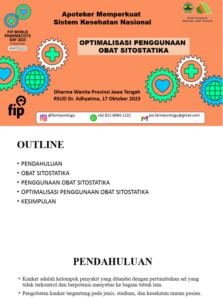 Optimalisasi Penggunaan Sitostatika | PDF