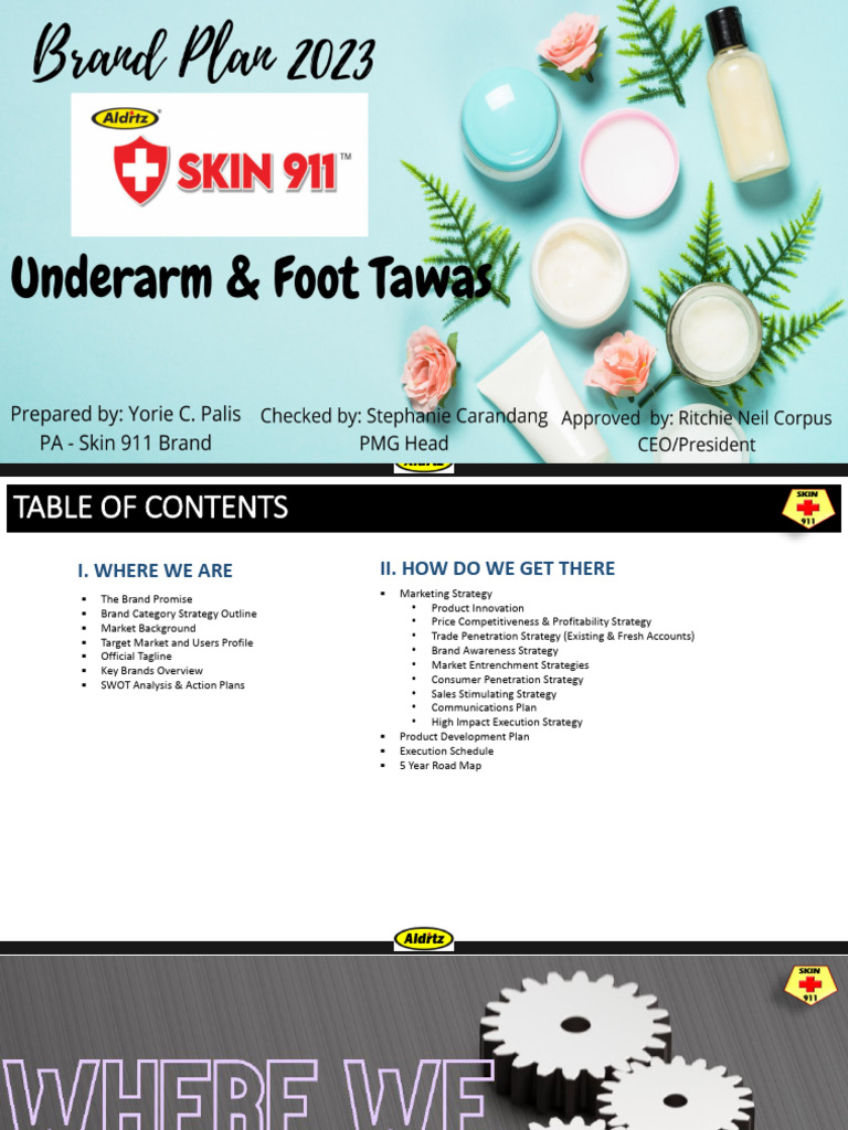 2023 Brand Plan SKIN 911 FOR PRINTING 5.31.23 | PDF | Brand | Marketing