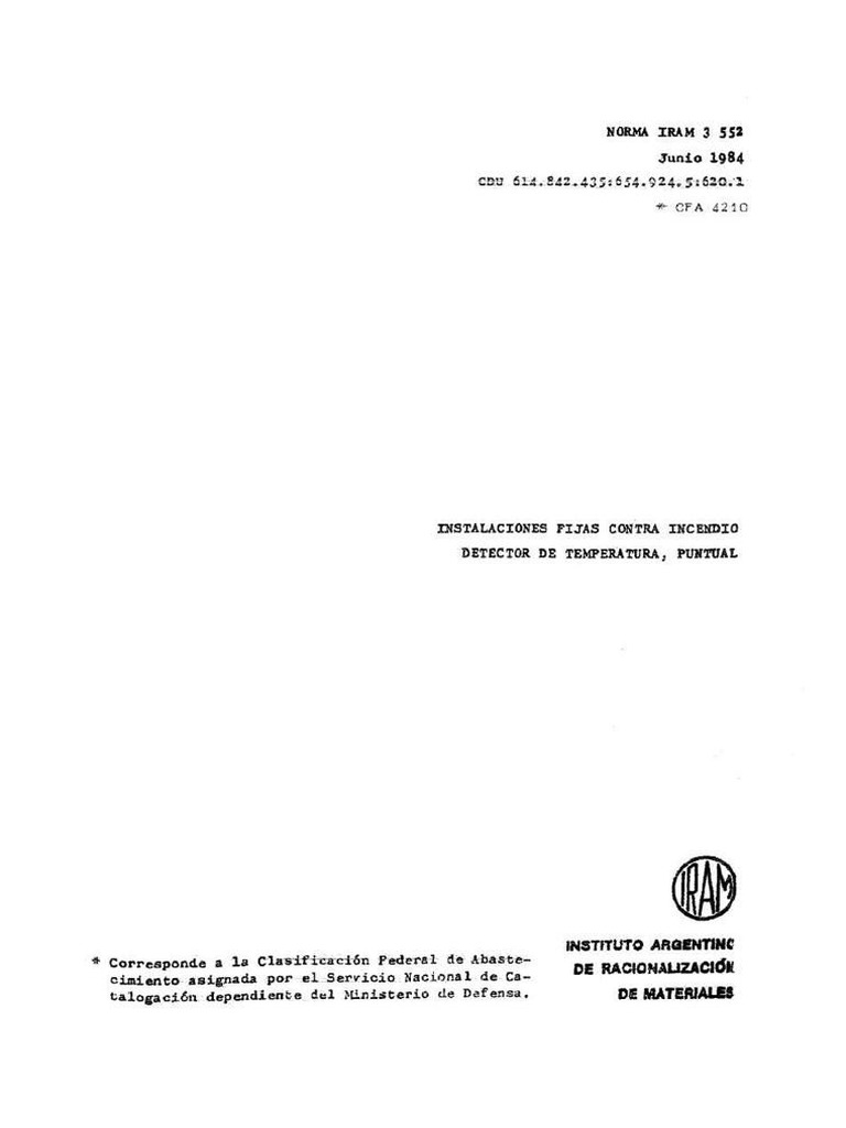 Norma Iram 3552 | PDF
