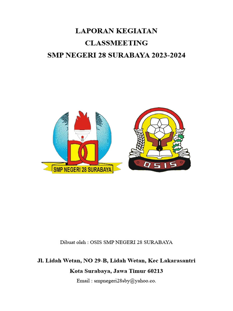 Laporan Classmeet 23 24 | PDF