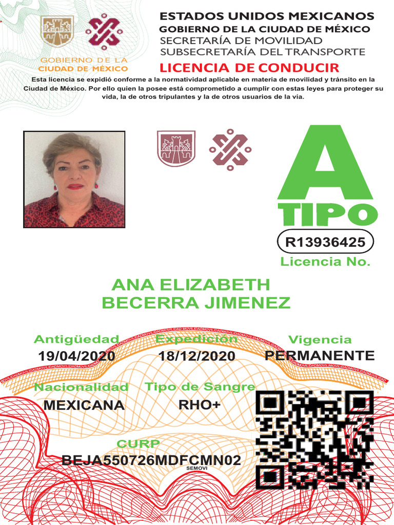 Licencia de Conducir CDMX | PDF