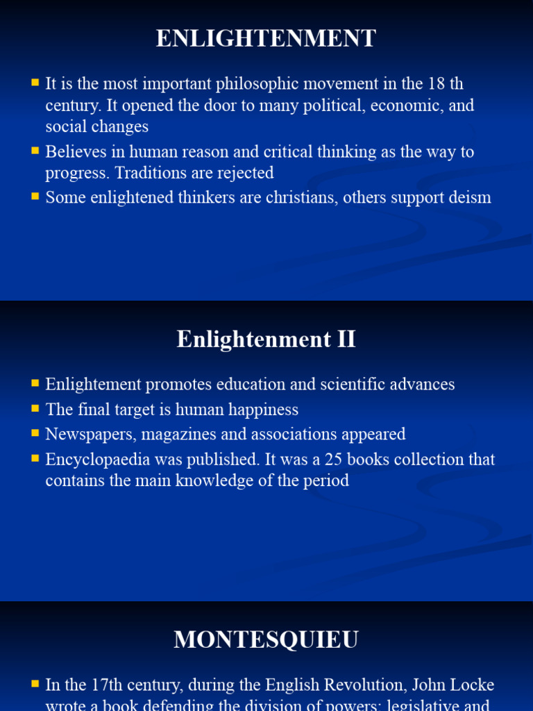 Enlightement | PDF | Age Of Enlightenment | Political Science