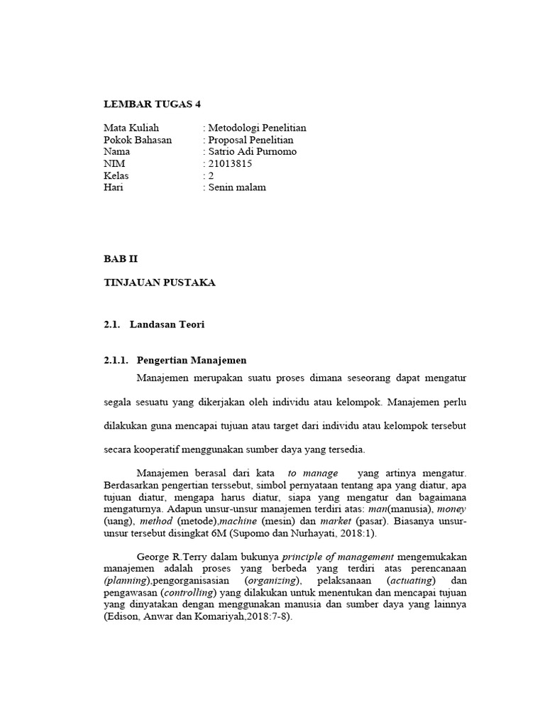 Tugas 4 Satrio | PDF Tugas 4 Satrio | PDF