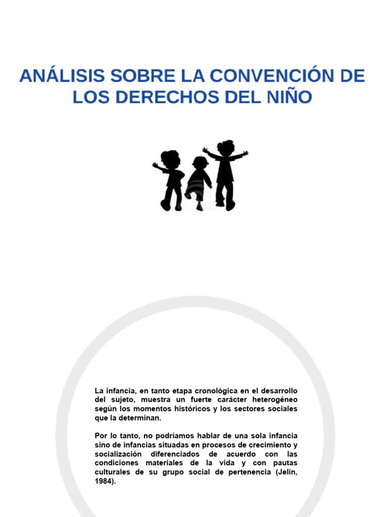 Analisis de La Convencion de Los Derechos Del Niño | PDF | Derechos de ...