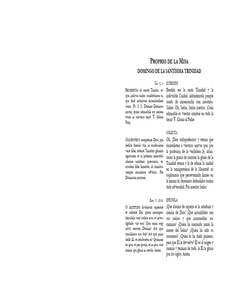 Domingo Trinidad | PDF | Dios en el cristianismo | Concepciones de dios