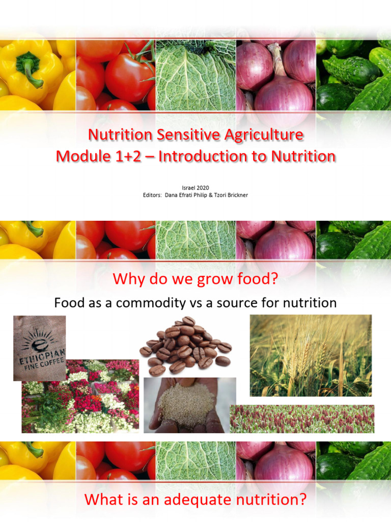 Nutrition Module12 Introduction | PDF | Nutrition | Diet & Nutrition