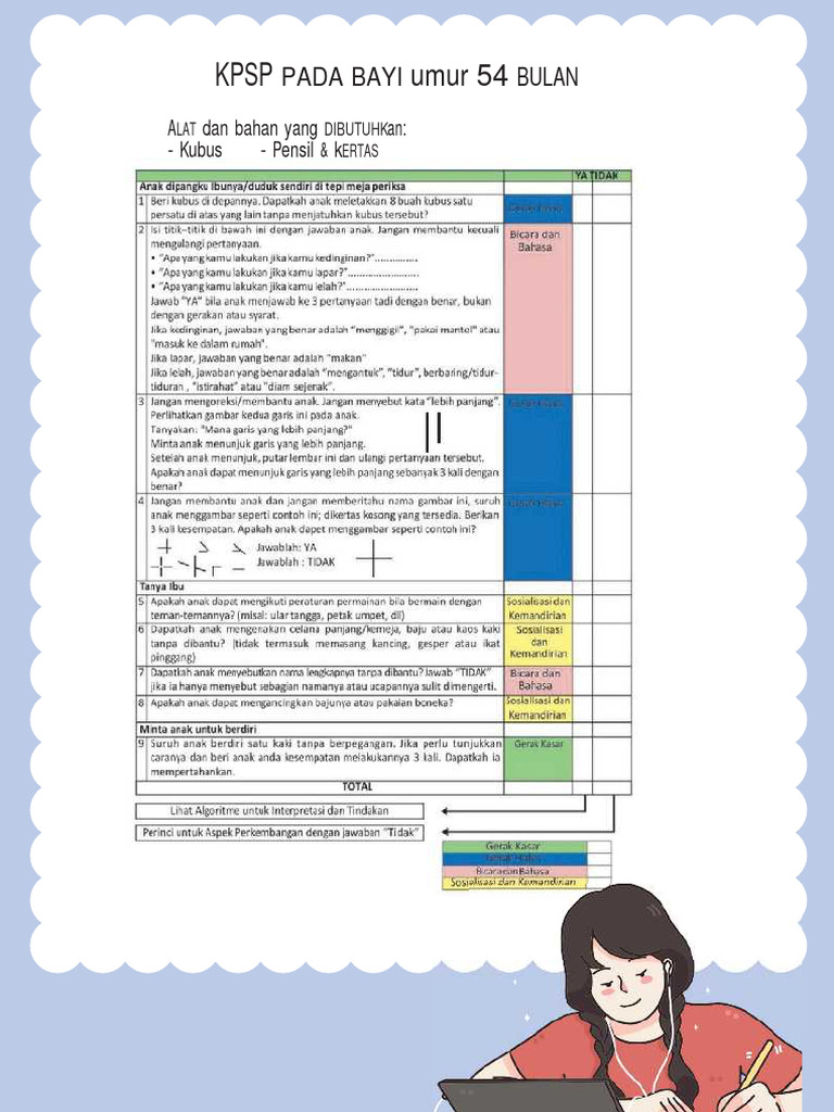 KPSP Usia 4-6 Tahun | PDF