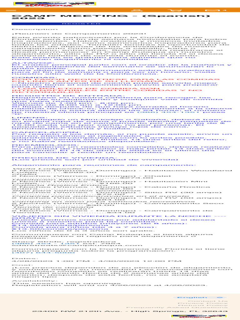 Camp Kulaqua | PDF | Cámping | Viaje de aventura