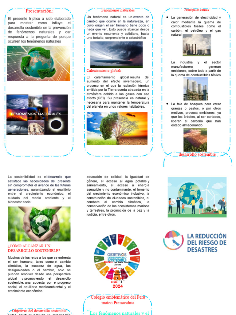 Triptico CCSS 2.0 | PDF | Desarrollo sostenible | Sustentabilidad