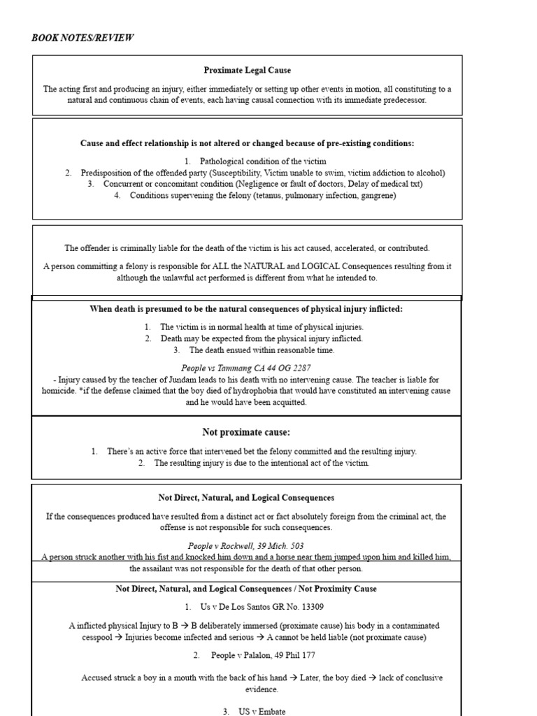Legal Causation in Criminal Cases | PDF | Murder | Crimes
