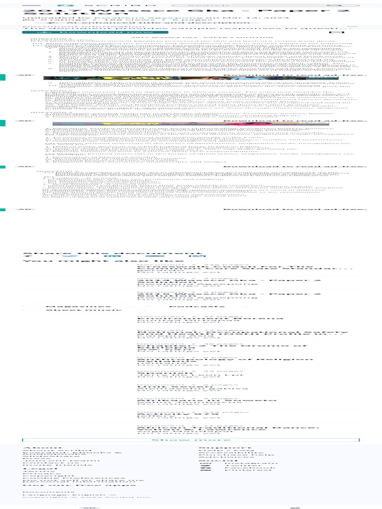 2017 Wassce Gka - Paper 2 Solution Download Free PDF Mummy Ancient Egypt | PDF | Mummy | Ancient ...