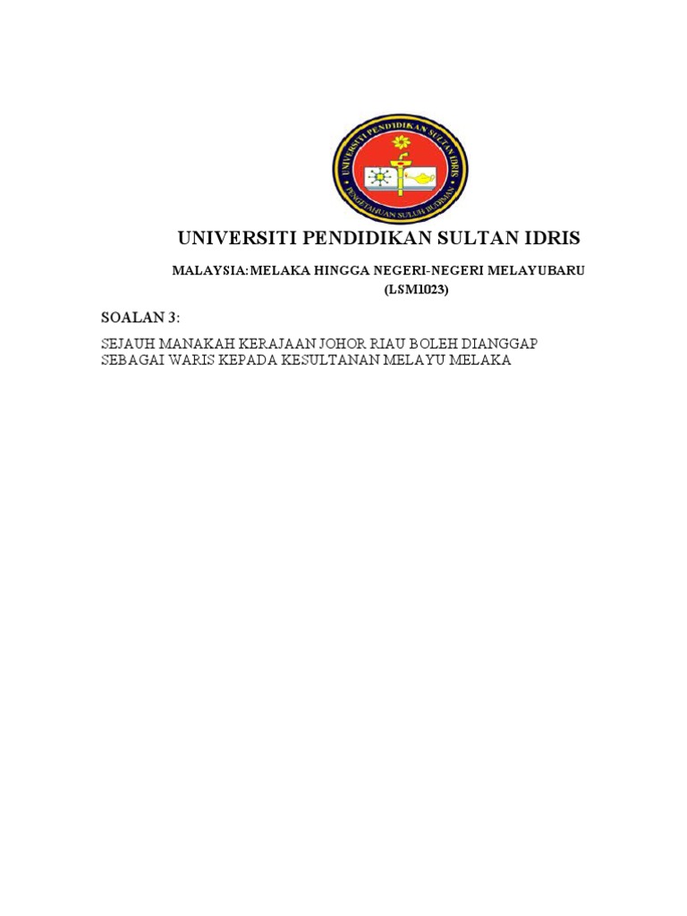 Johor Riau | PDF